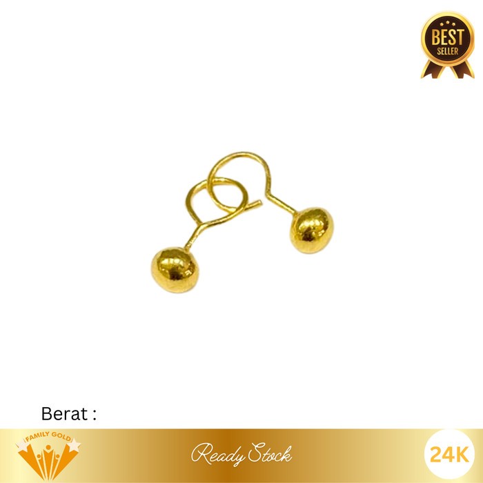 Anting Emas Kadar 24K Model Toge Baby Family Gold | Toko Emas Family