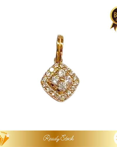Liontin Emas Kadar 16K Model Diamond Look Luxury Family Gold | Toko ...